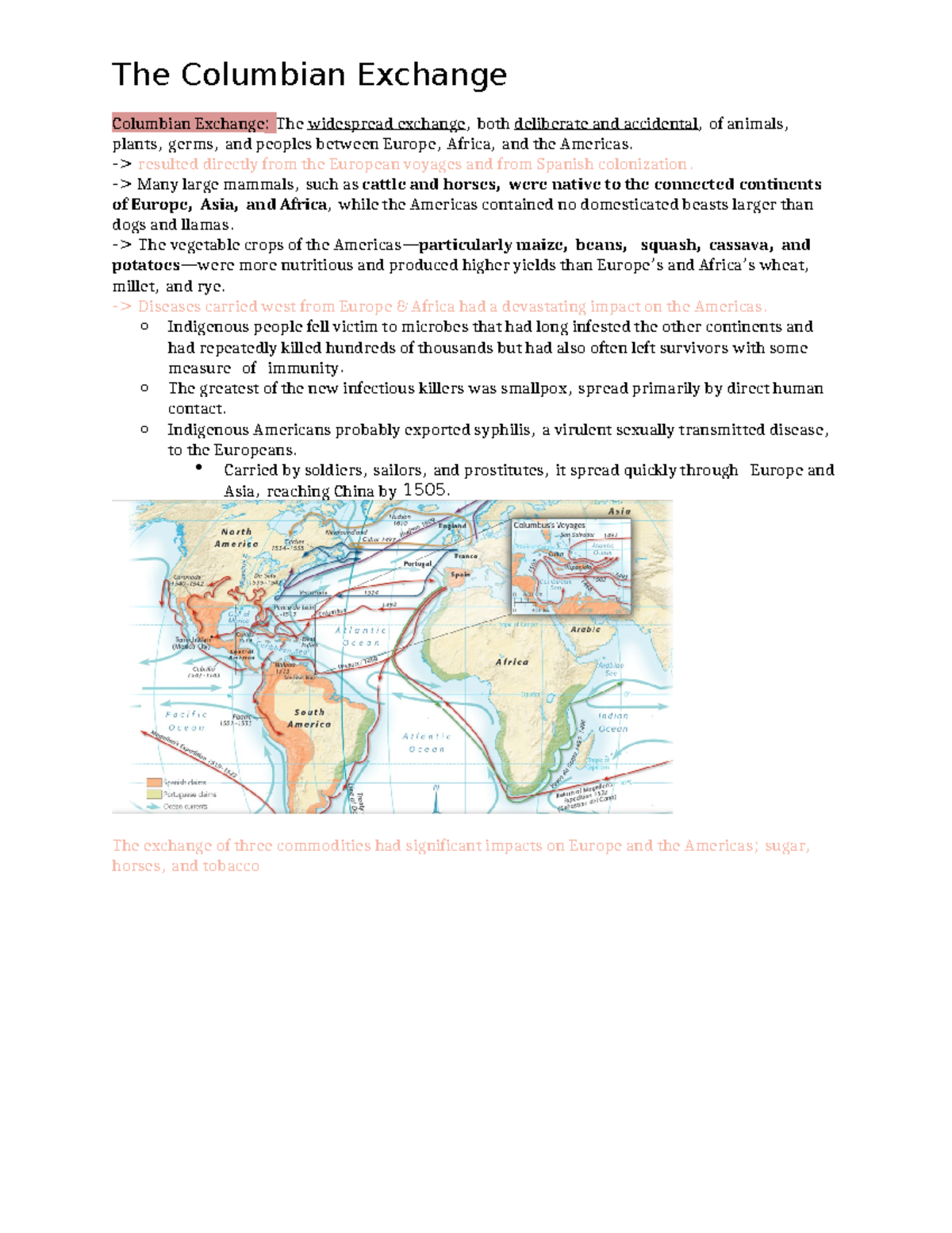 Columbian Exchange - The Columbian Exchange Columbian Exchange: The ...