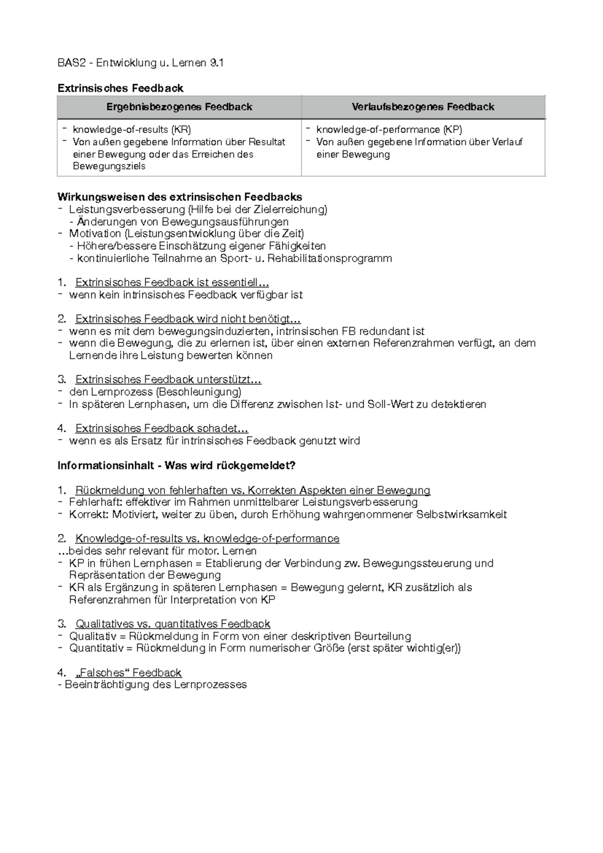 Entwicklung u. Lernen im und durch Sport 9 - BAS2 - Entwicklung u ...