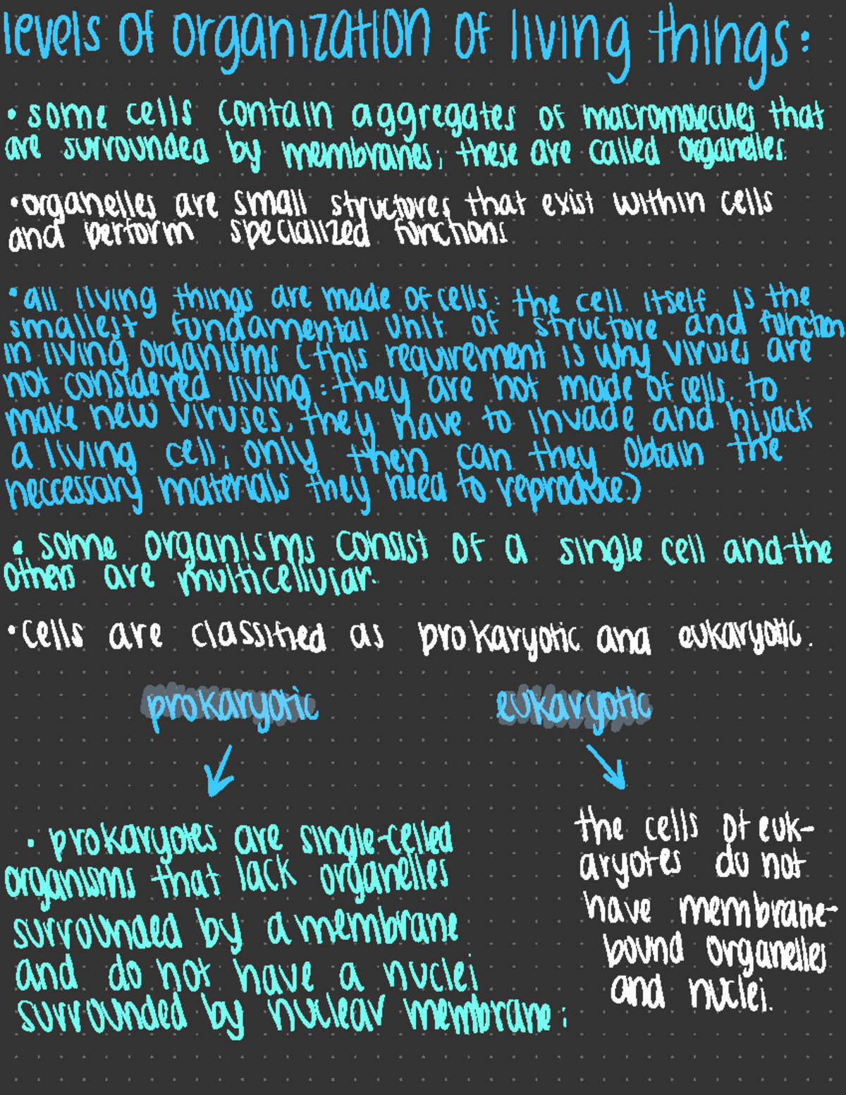 Levels Of Organization Of Living Things Part 1 - BIOL 041 - Studocu