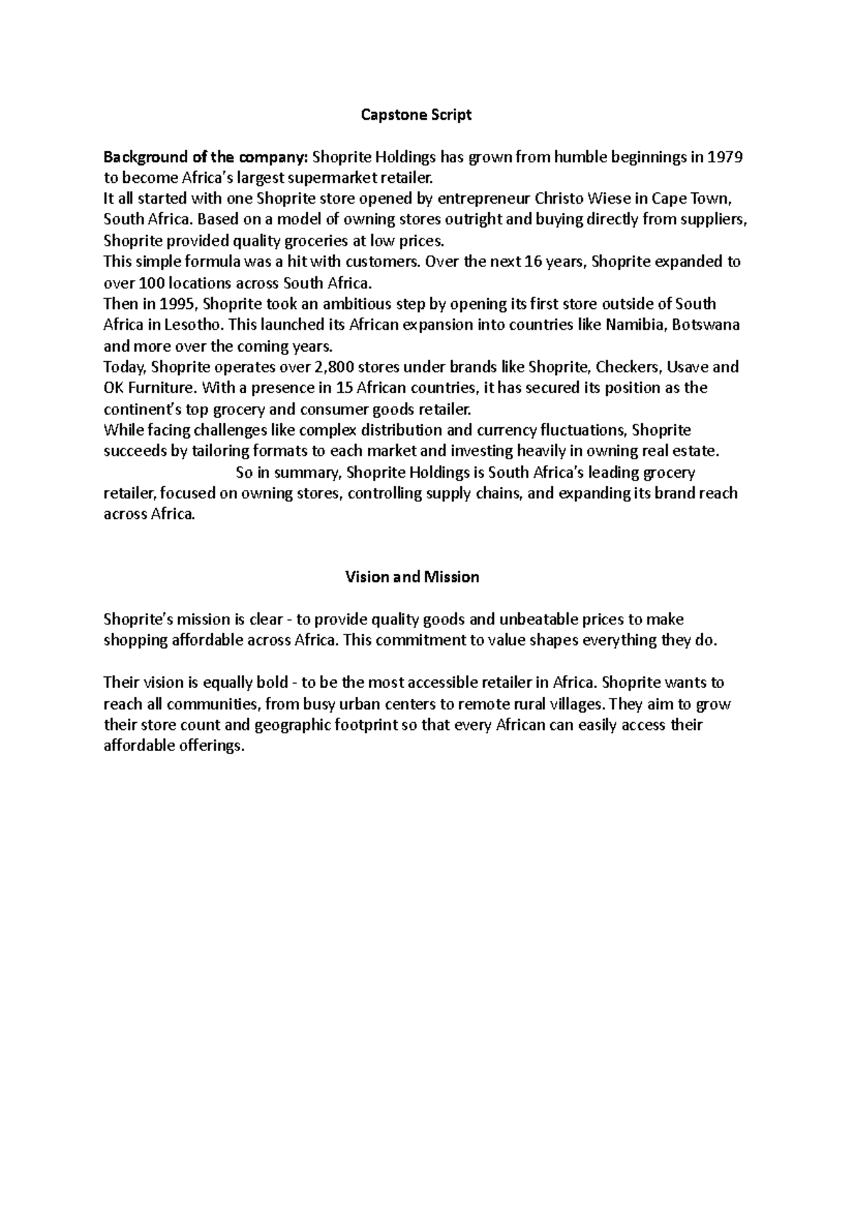 Capstone Script - MY name is booby boy - Capstone Script Background of ...