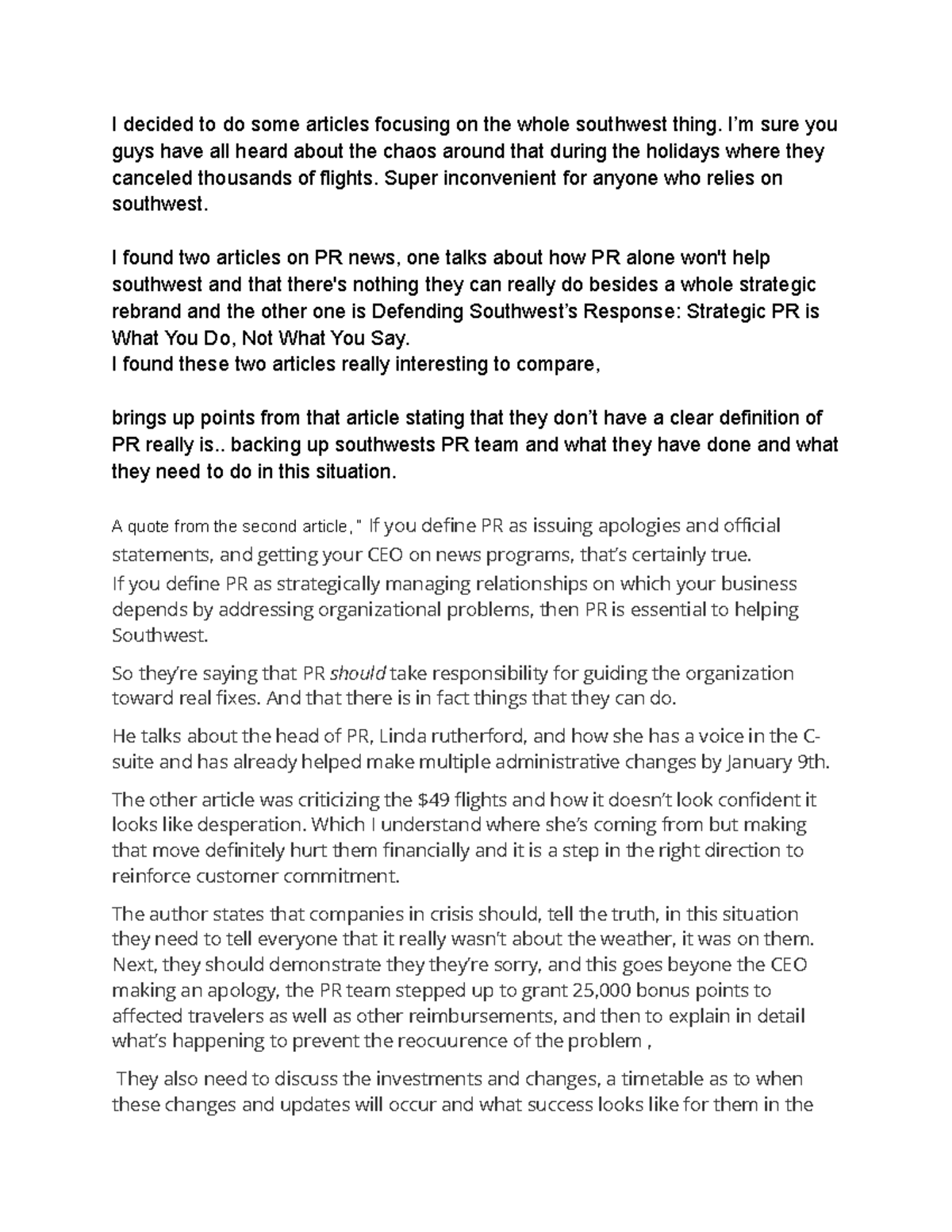 Untitled document - Case study summaries - I decided to do some ...