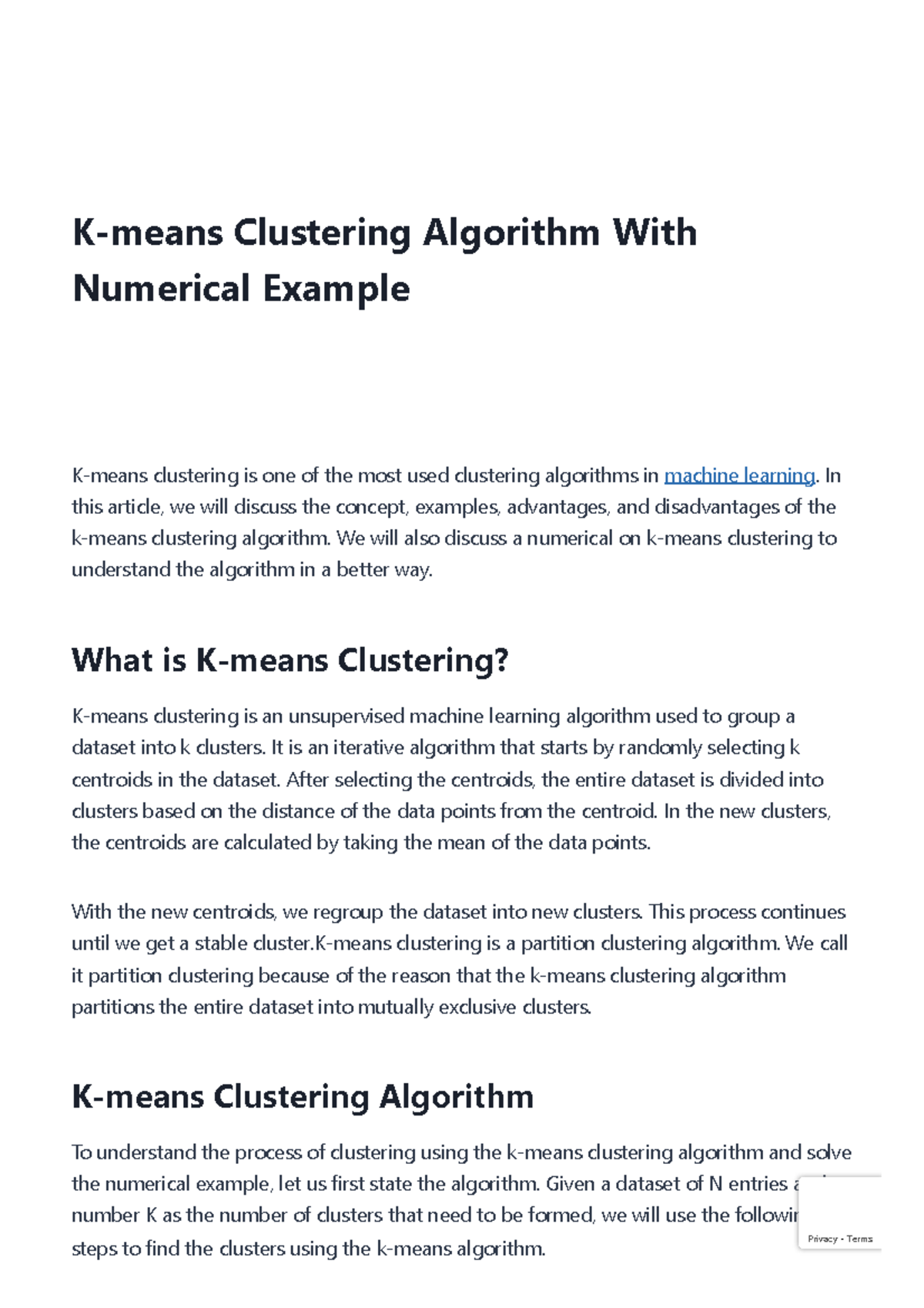 20-Numerical problems for K means clustering-19-03-2024 - MACHINE LEARNING K-means Clustering ...