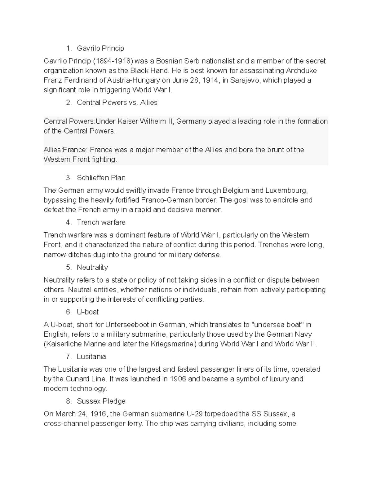 Key terms - dkdkdkd - Gavrilo Princip Gavrilo Princip (1894-1918) was a ...