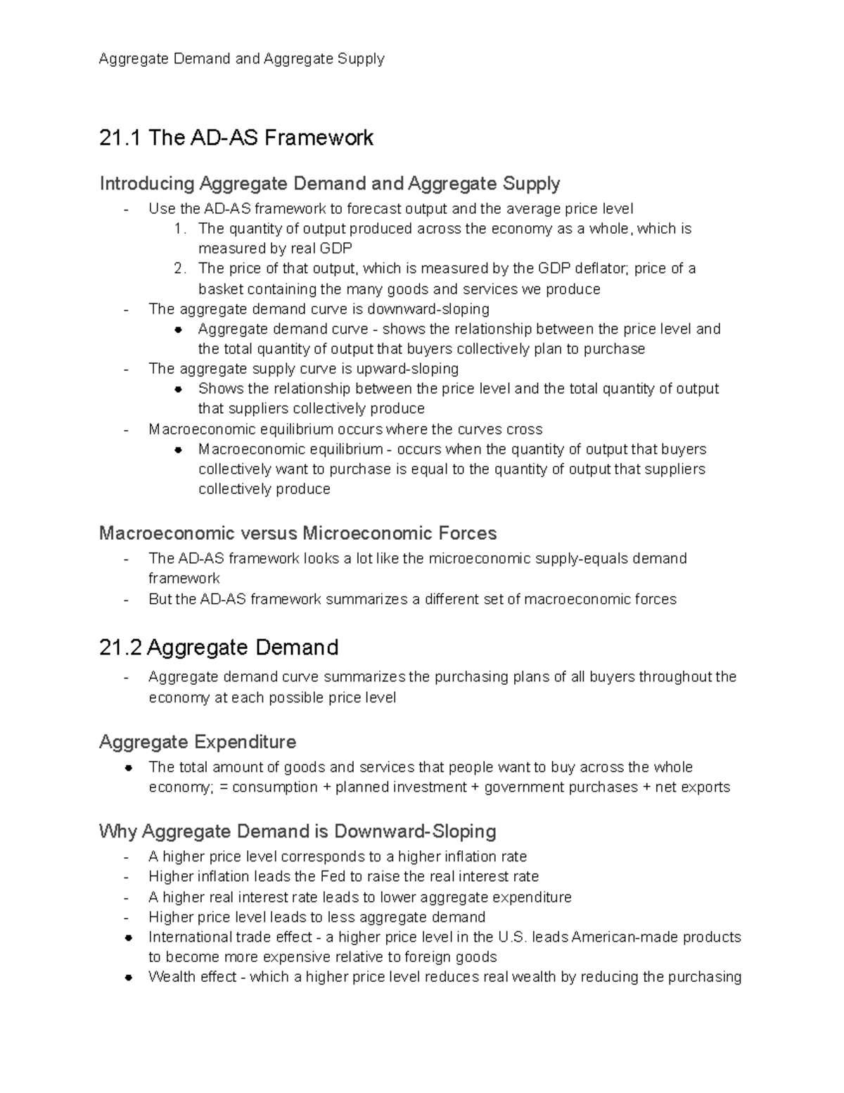 Macmillan Learning #21 - 21 The AD-AS Framework Introducing Aggregate ...