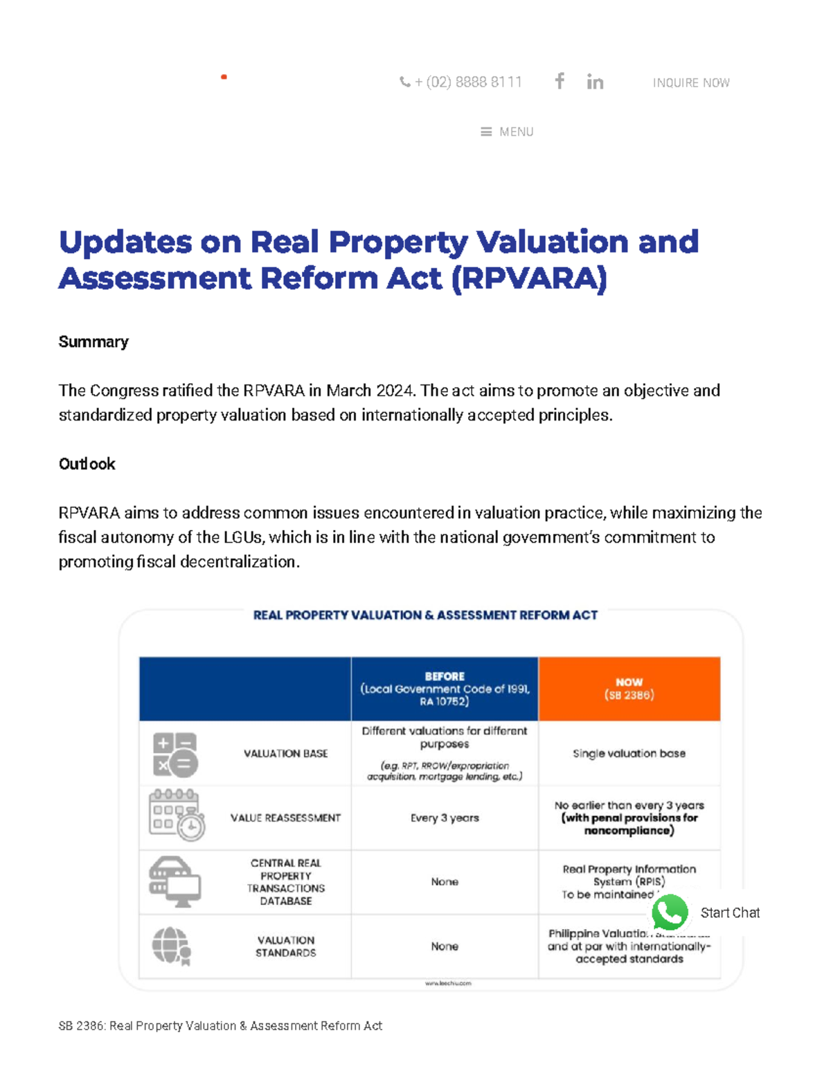 Updates on Real Property Valuation and Assessment Reform Act ( Rpvara ...