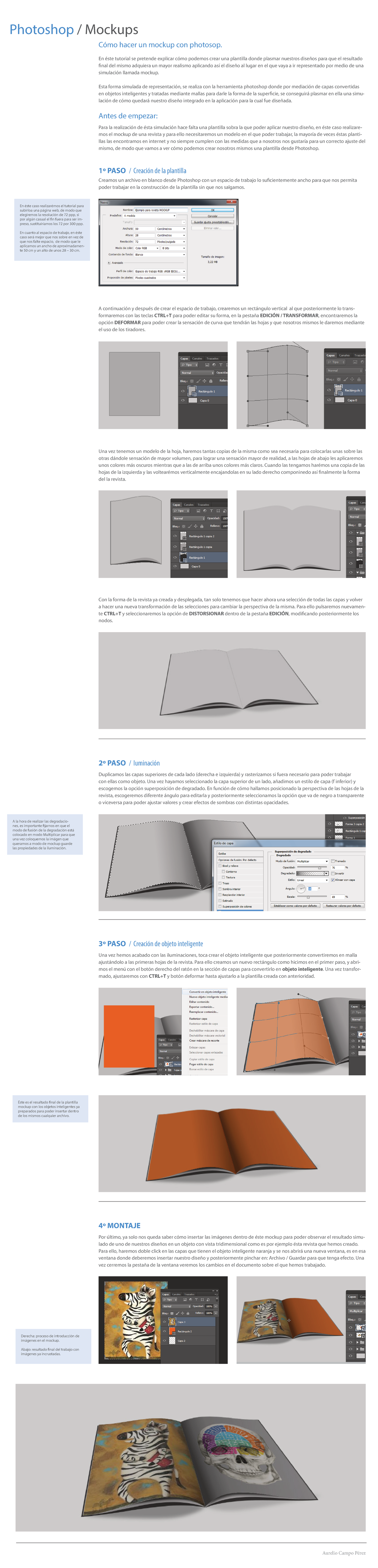 Tutorial Mockup - Photoshop / Mockups Cómo hacer un mockup con photosop ...
