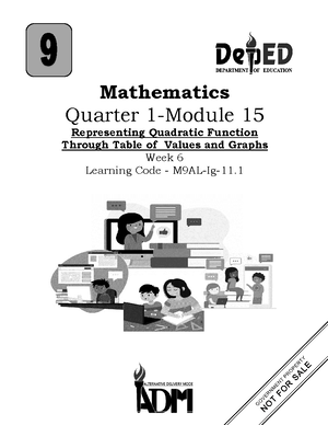 Math9 Quarter 1 Module 13 Final-V3-1 - Mathematics Quarter 1 - Module ...