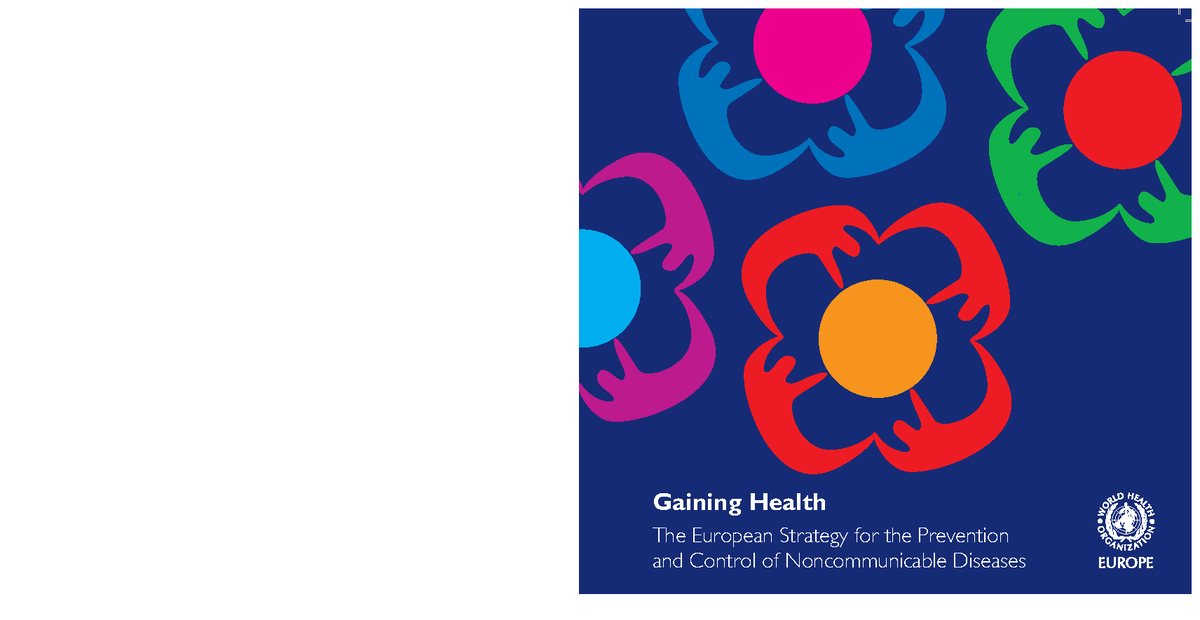 E89306 - About health - Gaining Health The European Strategy for the ...