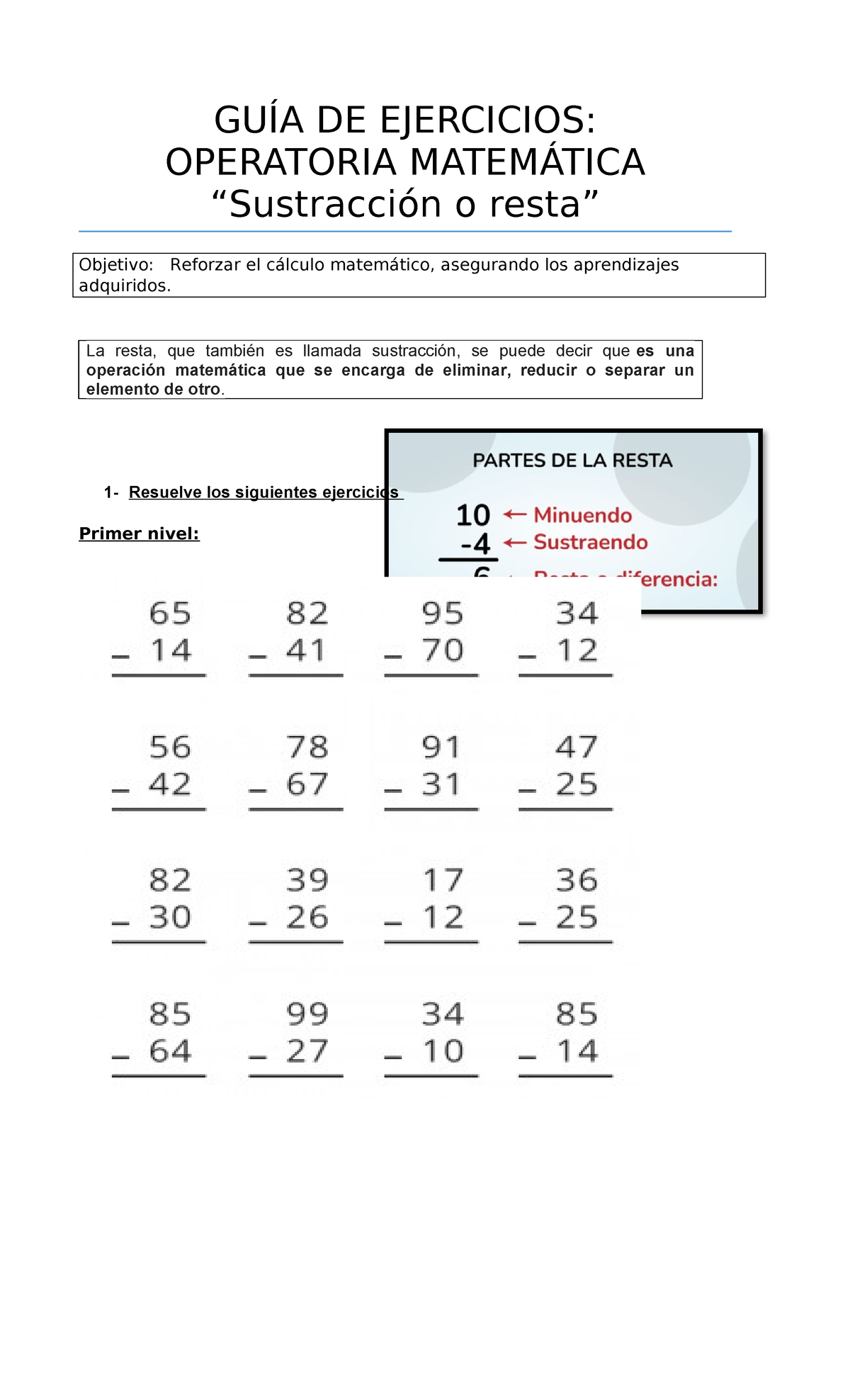 GUÍA DE Ejercicios Martes - Didáctica de la Matemática I - GUÍA DE ...