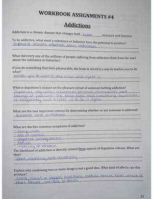 Wkbk #2 - Health 1000 workbook assignments - WORKBOOK ASSIGNMENTS Concept of Health Health is ...