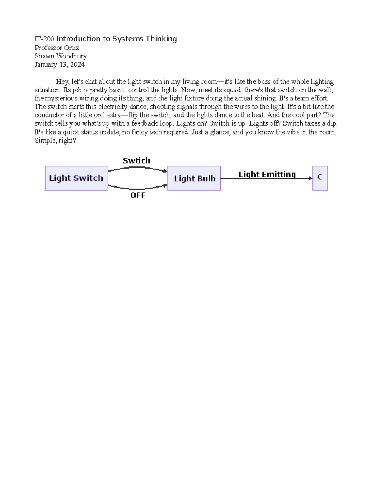 IT-200 Introduction to Systems Thinking - Woodbury - IT-200 ...