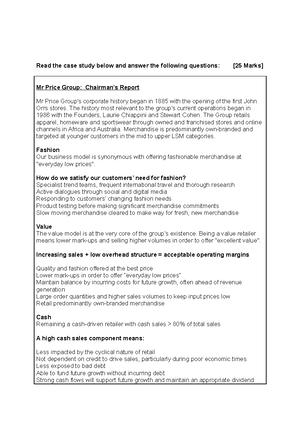 Chapter 1 - Case Study - KFC - BUSINESS MANAGEMENT 1A BMA1A01 / BMA11A CHAPTER 1 – TUTORIAL ...