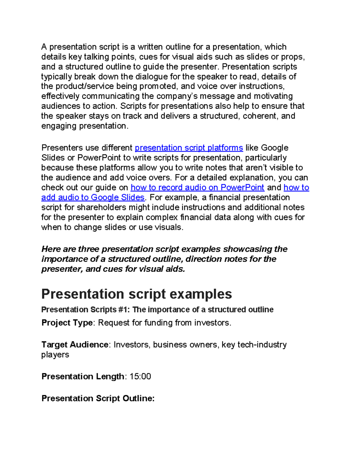 Presentation Script - Summary Introduction to statistics - A ...