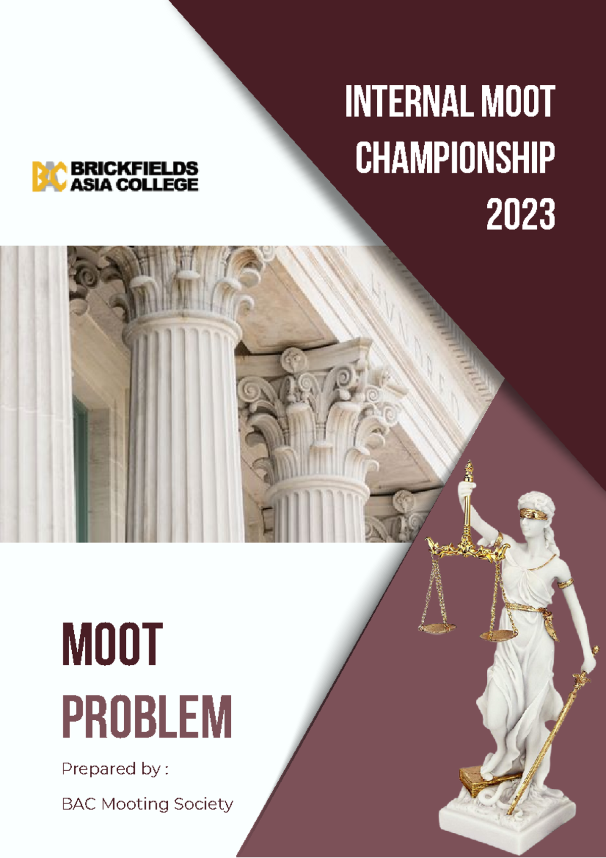 IMC 2023 Moot Problem - MOOT PROBLEM Prepared by : BAC Mooting Society ...
