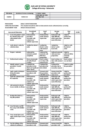 Administering Oxygen Therapy via Nasal Cannula - ASESSMENT TASK ...
