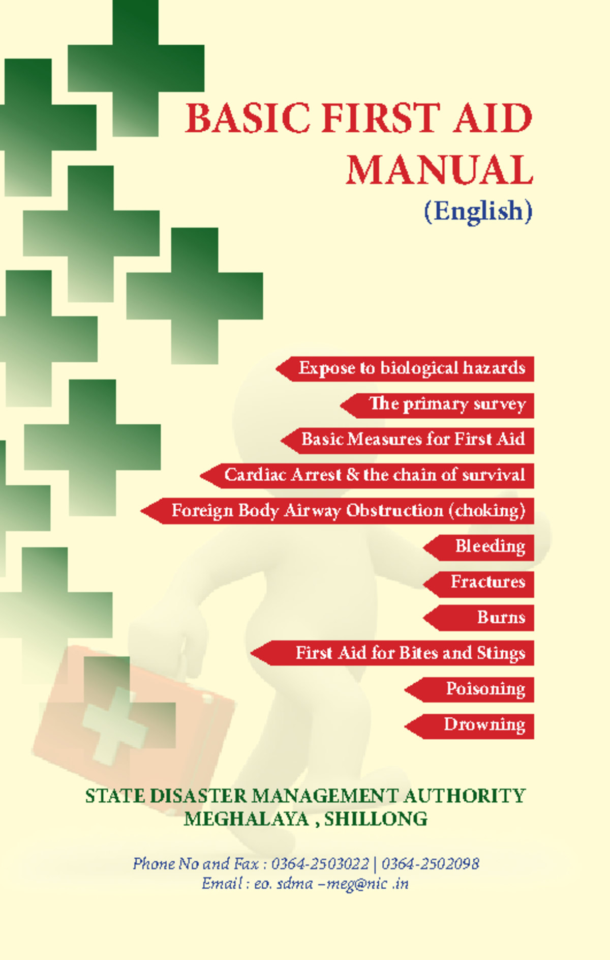 Basic First Aid Manual English - BASIC FIRST AID MANUAL State Disaster ...