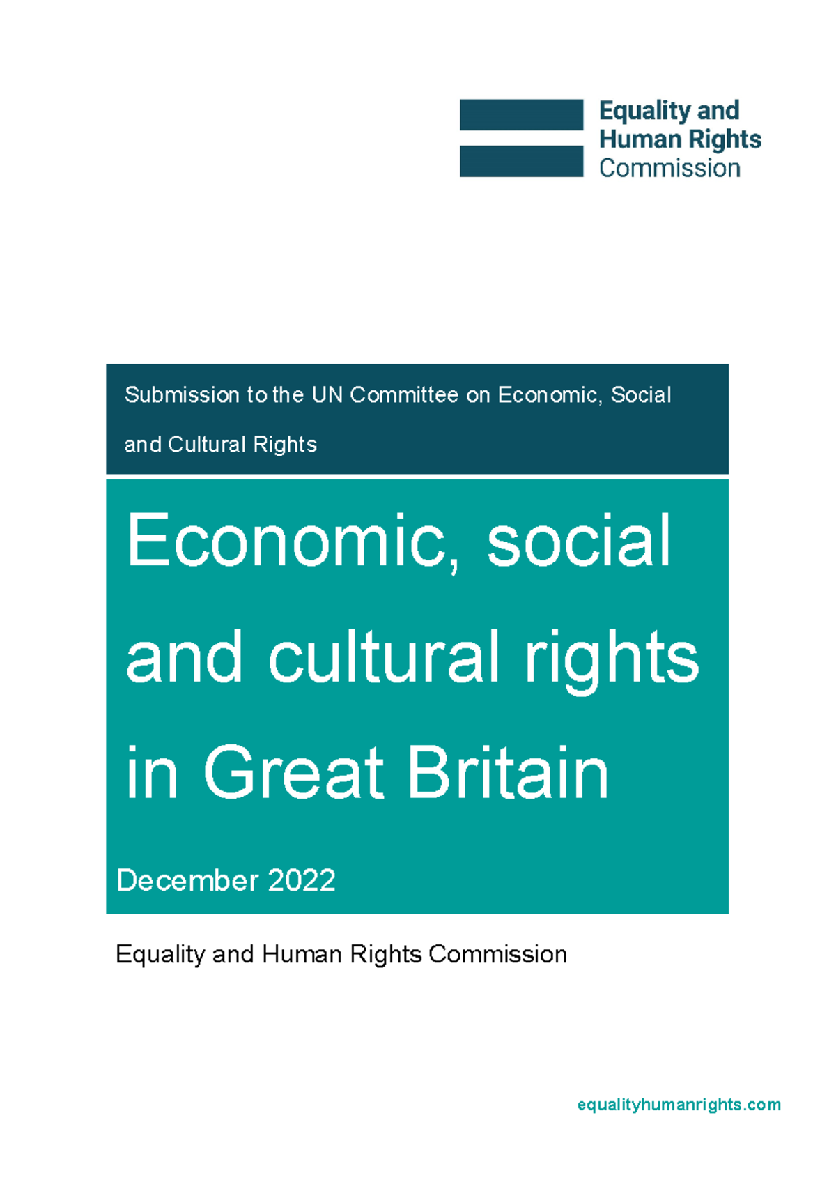 Human rights economic social and cultural rights in Great Britain 2022 ...
