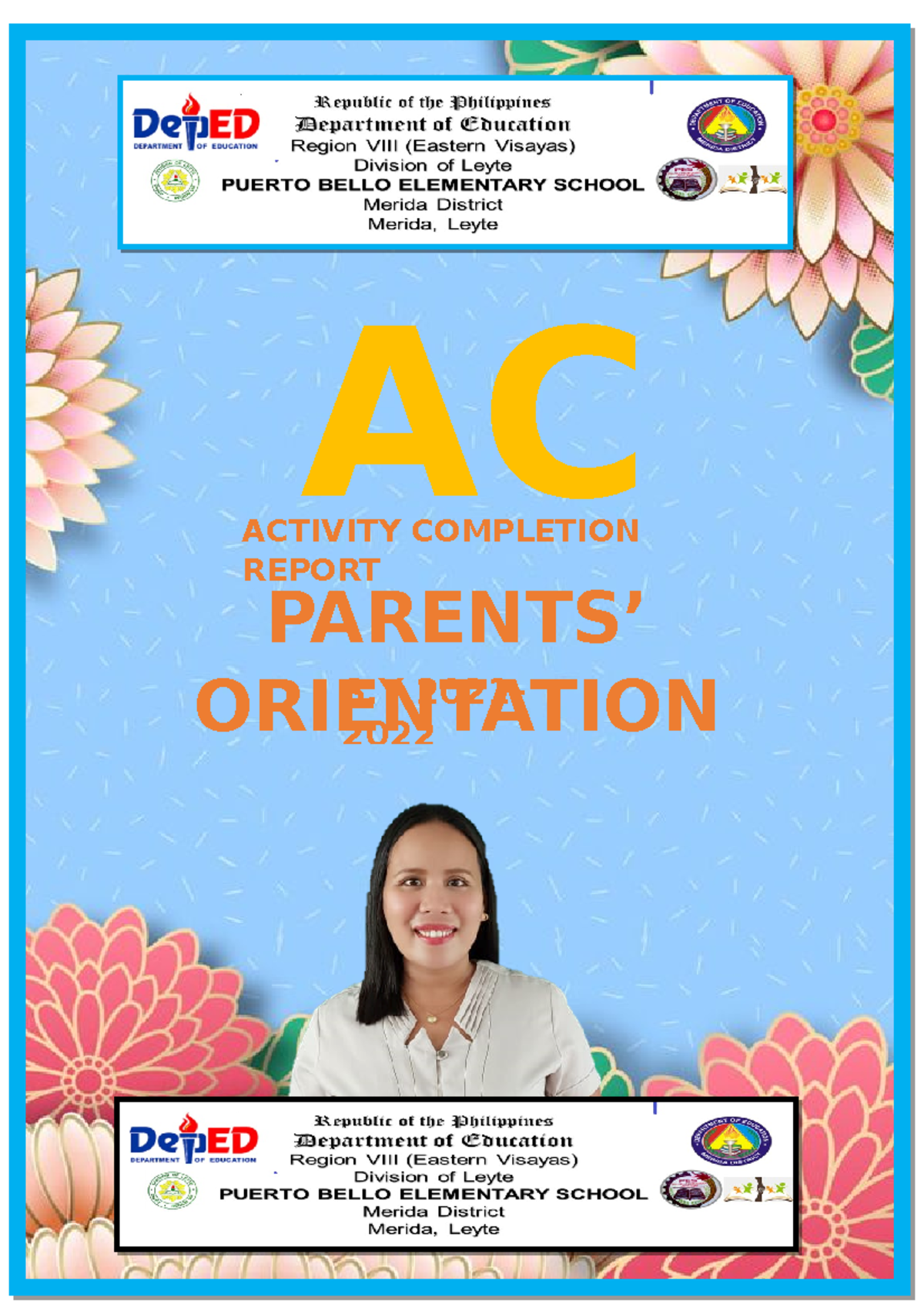 ACR-Parents-orientation - AC ACTIVITY COMPLETION REPORT PARENTS ...