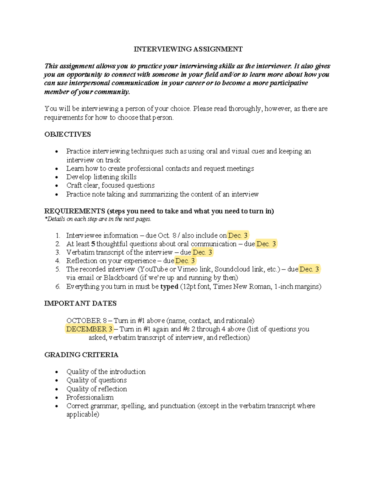 Interviewing Assignment - Warning: Popup annotation has a missing or invalid parent annotation ...