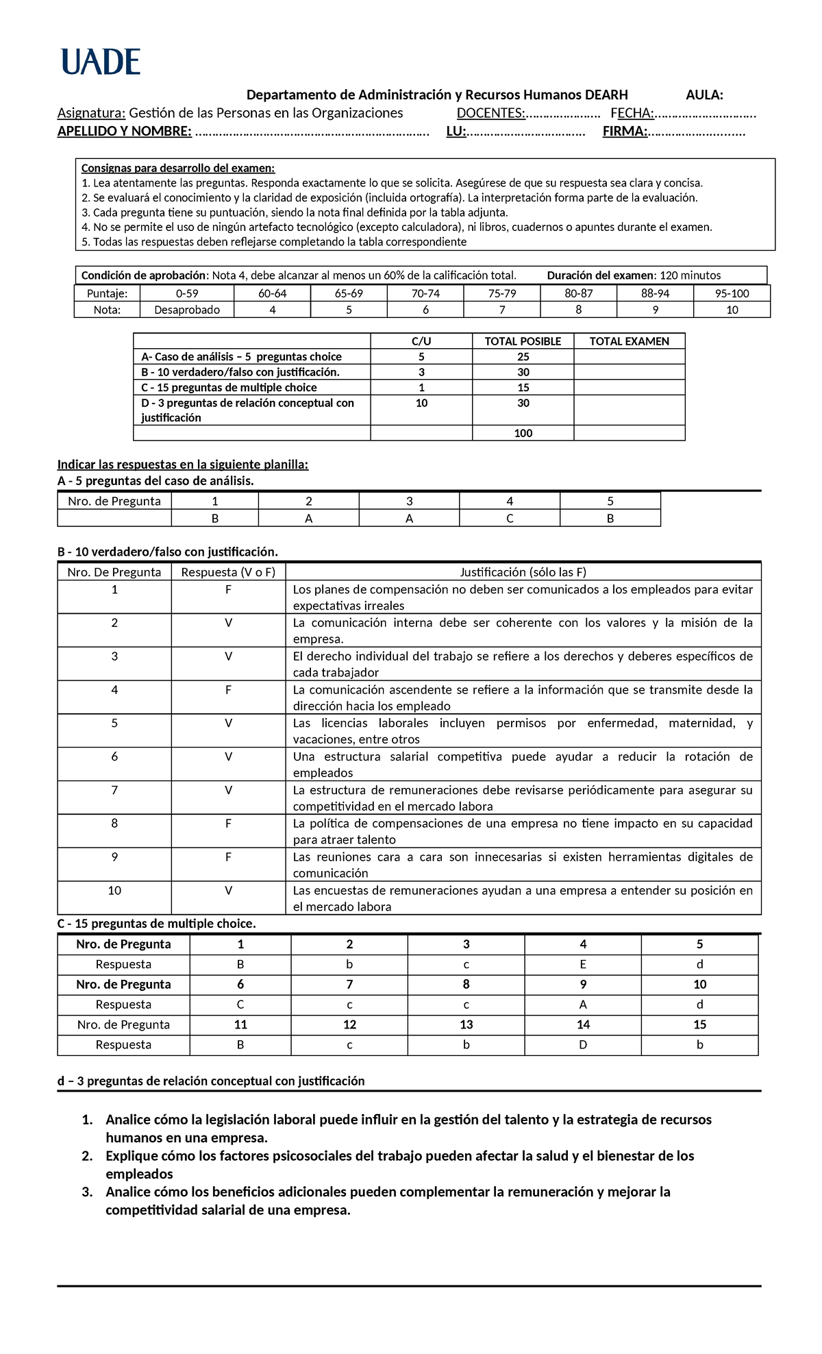 Simulacro 2P GP- resuelto- 2024 - Departamento de Administración y Recursos Humanos DEARH AULA ...