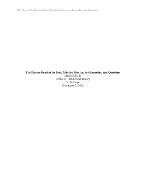 COM 301 9-6-22 - Basic lecture notes - COM 301 9-6- Influential ...