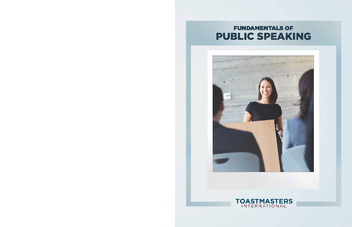 Fundamentals of public speaking english - FUNDAMENTA䰀匀 OF PUBLIC ...