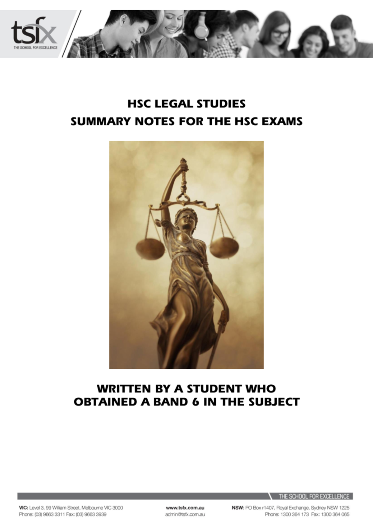 HSC 2019 Legal Studies Notes Aplus Student CORE - CORE ONE – CRIME 1 ...