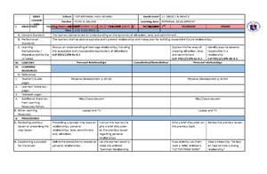 WORK IMMERSION Grading-system - TVL IMMERSION GRADING SYSTEM Percent of ...
