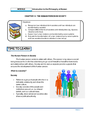 Chapter 10 Freedom OF THE Human Person - CHAPTER 10: FREEDOM OF THE ...