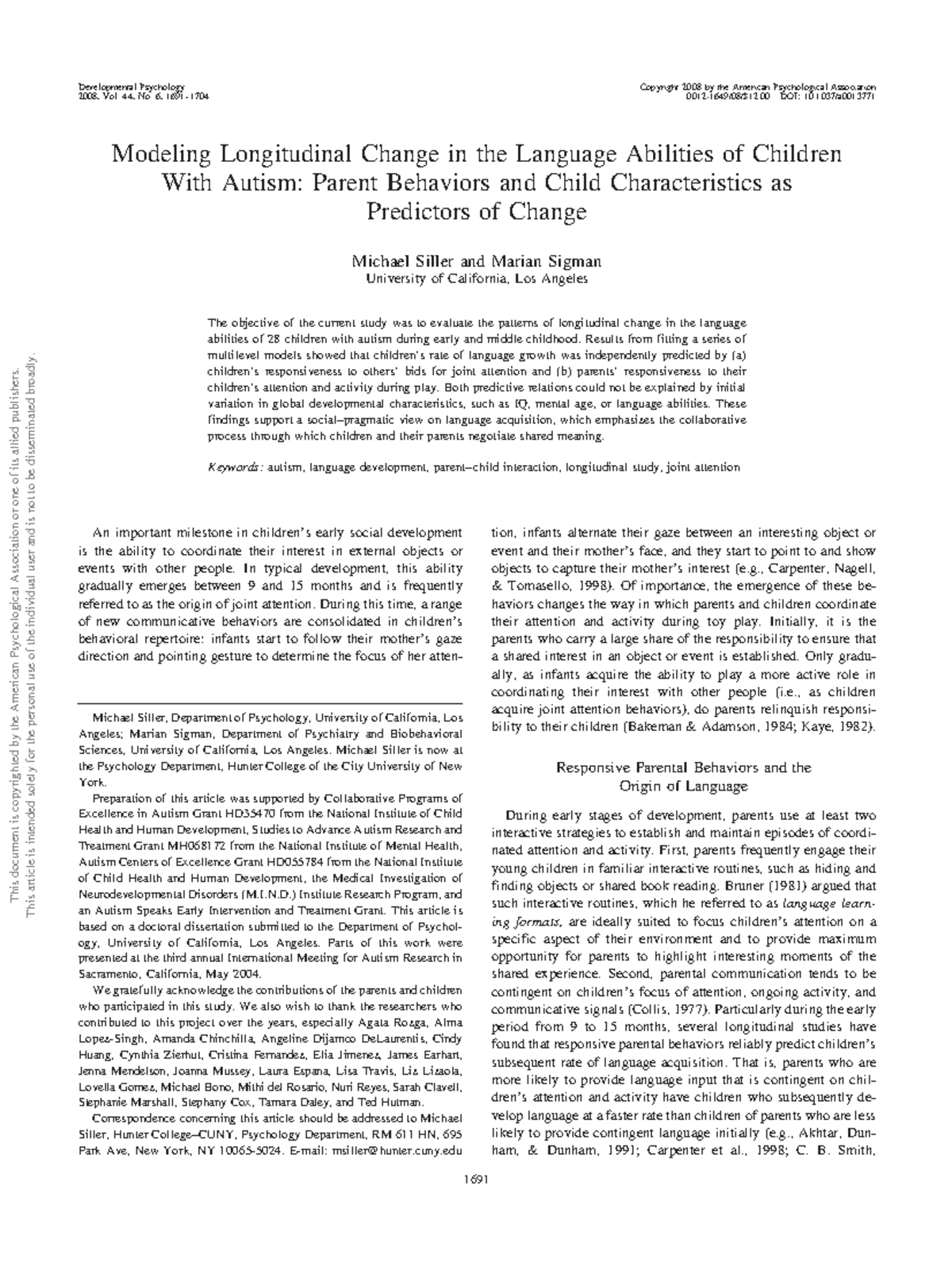 2008 Modeling Longitudinal Change in the Language Abili [retrieved 2023 ...