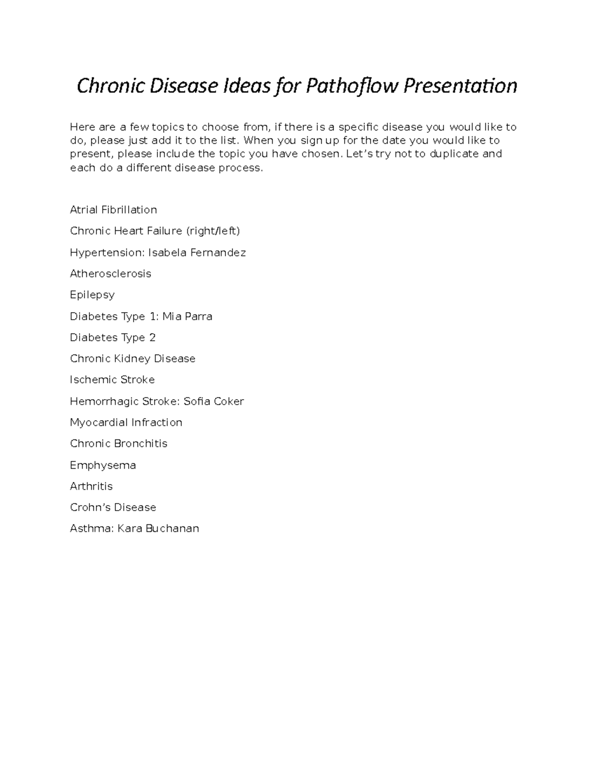 Pathoflow+Presentation copy - Chronic Disease Ideas for Pathoflow ...