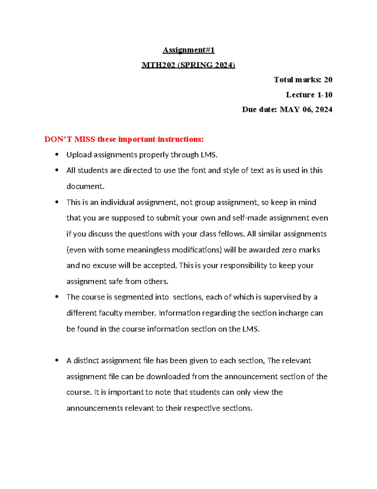 Spring 2024 MTH202 1 - assignment and also practice question of truth table. also circuit ...