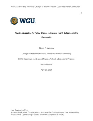 [Solved] Describe how the advanced professional nurse will apply two ...