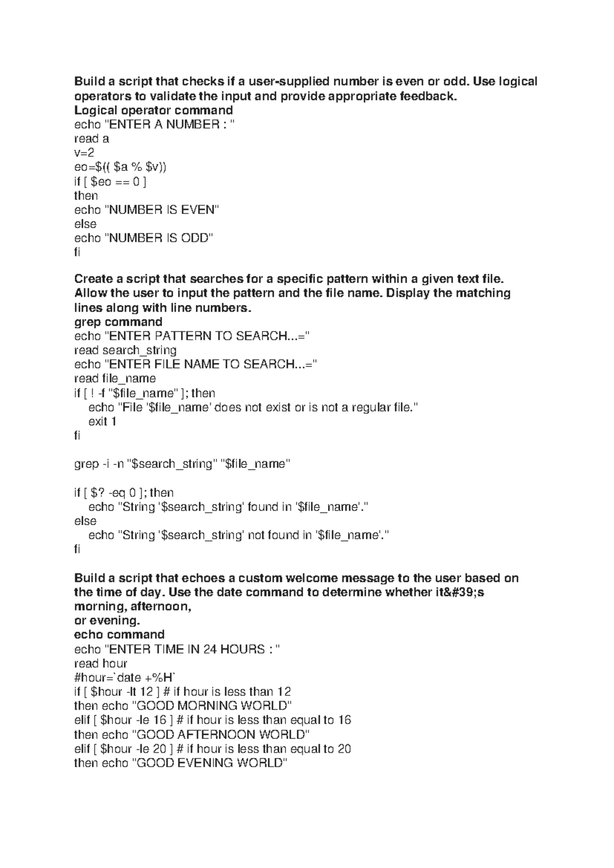 Devops Linux Nil Build A Script That Checks If A User Supplied