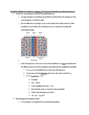 Neurosc 3000 (Dr.Kris Martens)Chapter 4-The Action Potential Notes Part ...