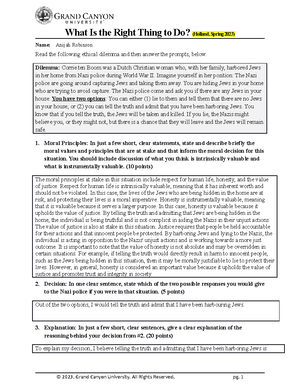 Applying Ethical Systems - Assisted suicide is a moral issue that ...