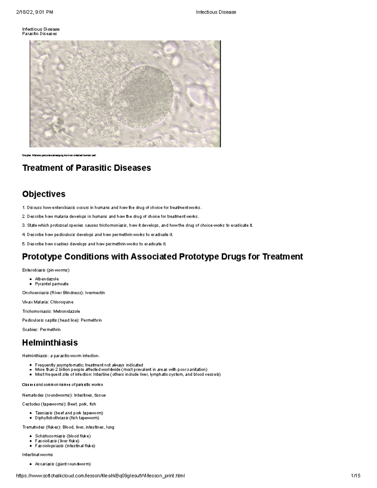 Infectious Disease 7 lecture notes for pathopharmacology - Infectious ...