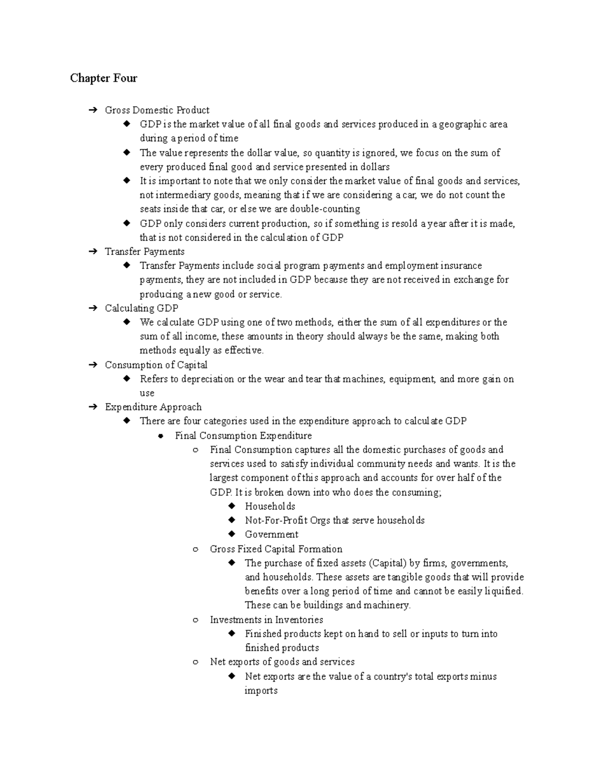 Macro Chapters 4-8 Test, Economic Models and Equations - Google Docs ...