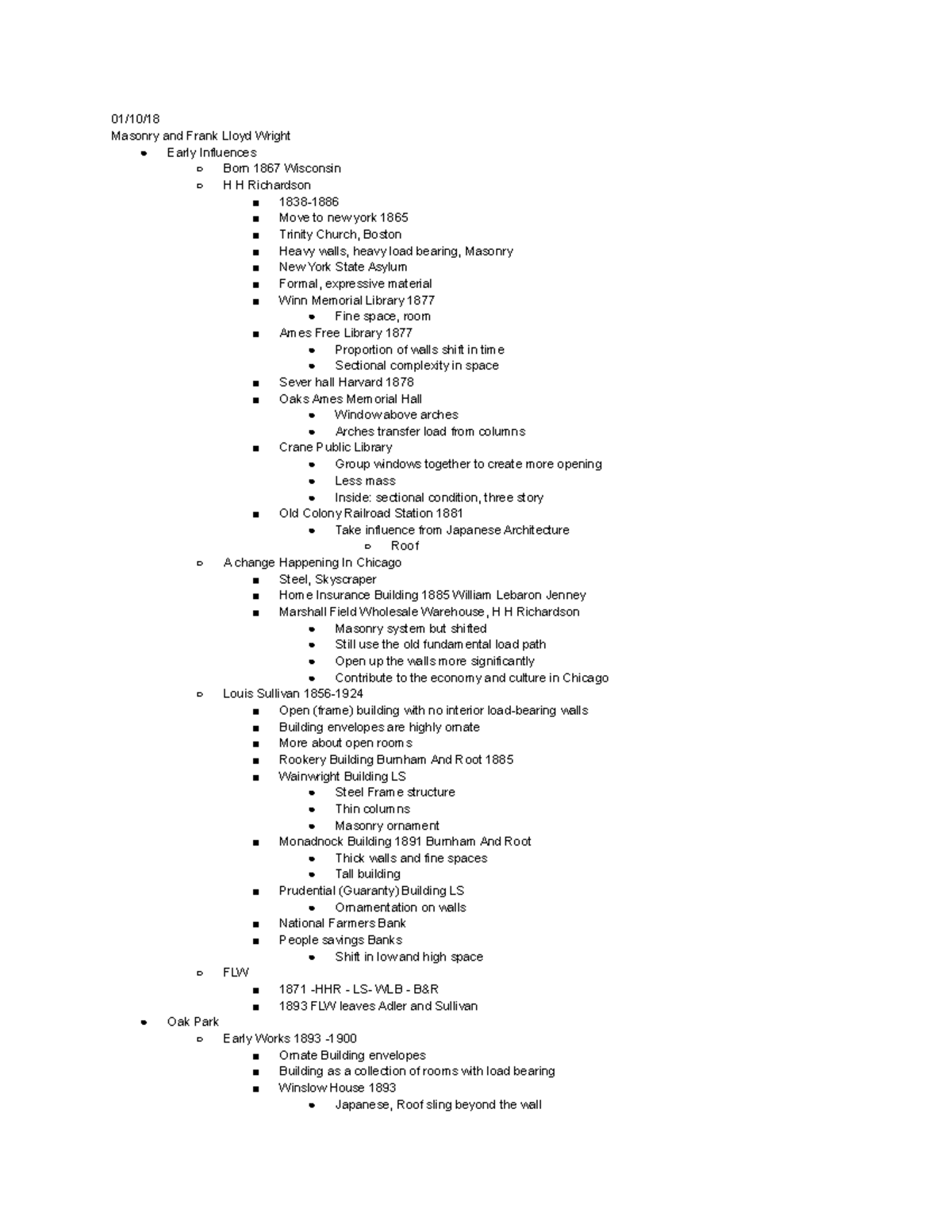 ARCH211 Class NOTE - Summary Materials and Methods of Building ...