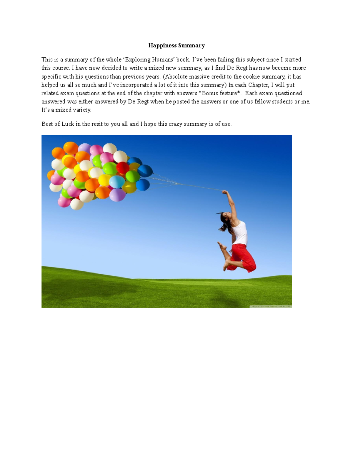 The Happiness Summary - Samenvatting van het boek Exploring Humans ...