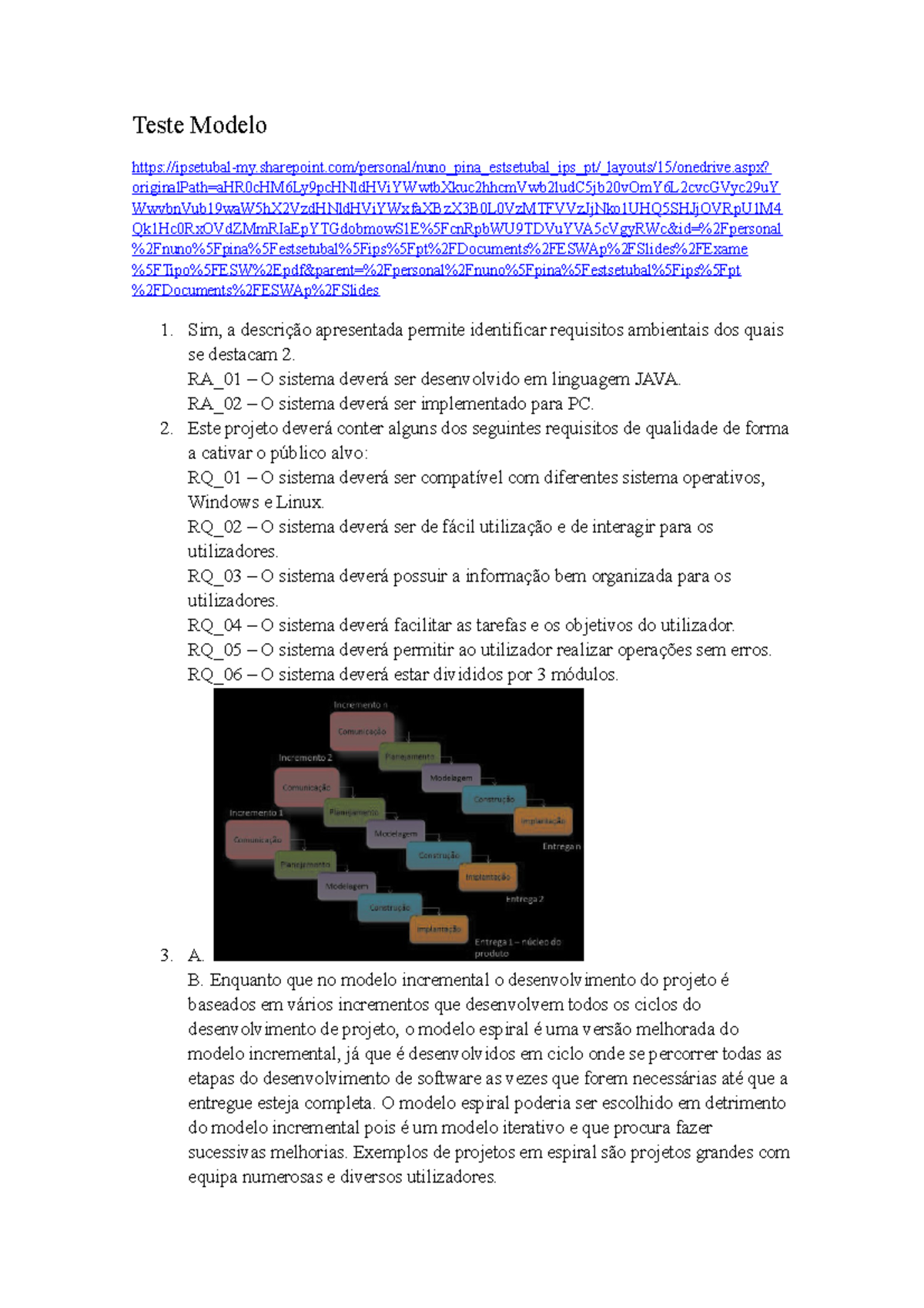 Teste Modelo - Teste Modelo - Studocu