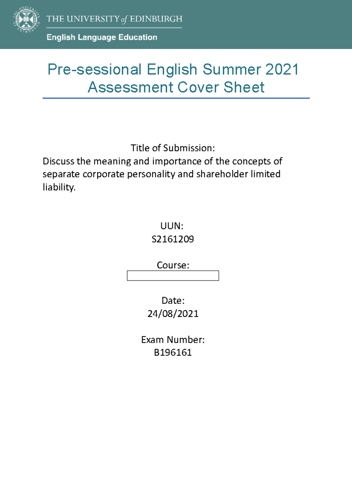 Discuss the meaning and importance of the concepts of separate ...