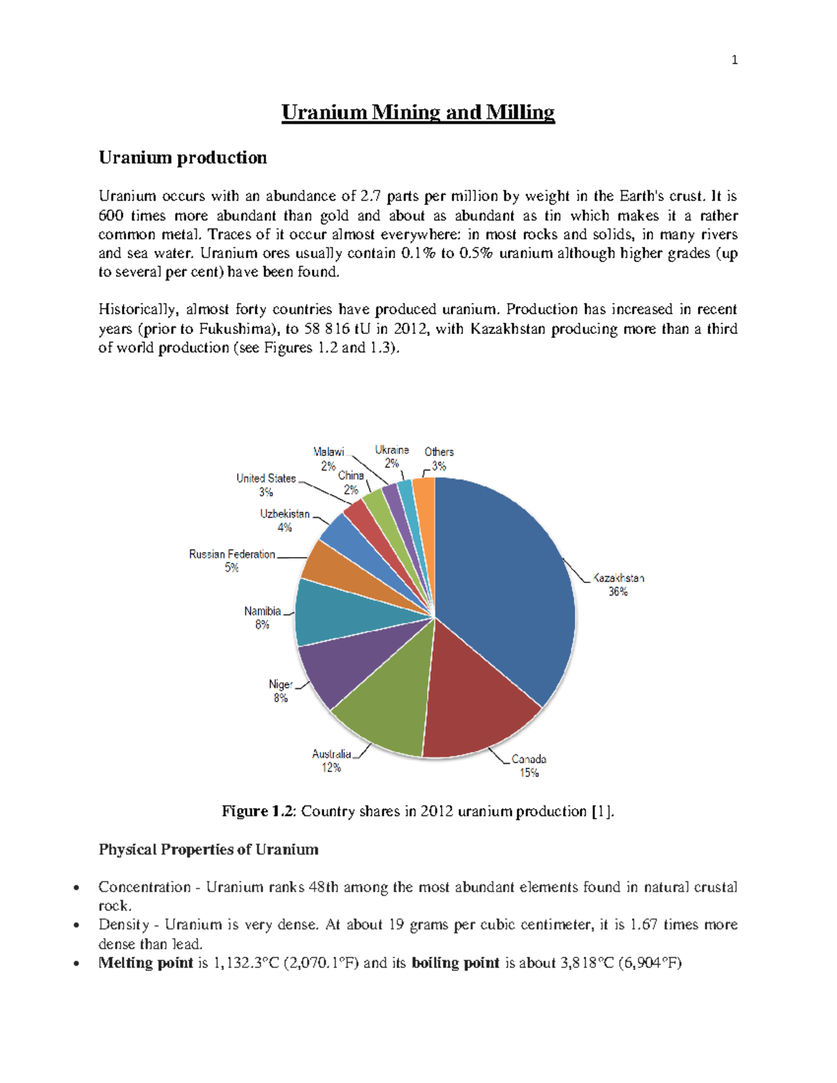 Week 04 .Uranium mining and milling process - Uranium Mining and ...