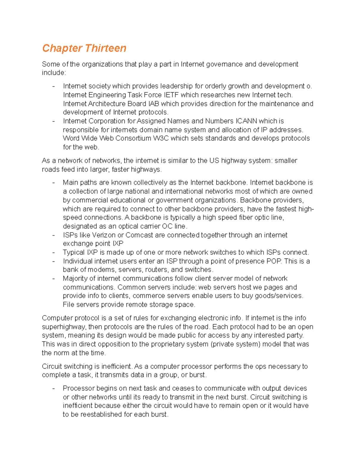 Introduction to Computer Information Systems- Chapter 13 - Chapter ...