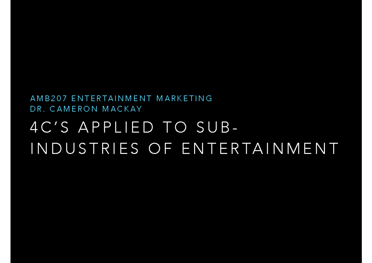 Applying the 4Cs - Dr Edwina Luck - 4 C ’ S A P P L I E D T O S U B - I ...