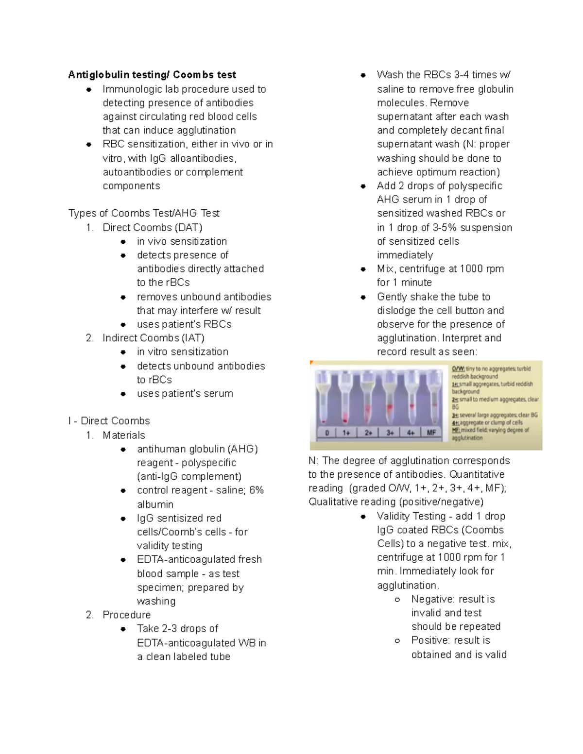 3BB- Coombs-TEST - COOMBS TEST - Antiglobulin testing/ Coombs test ...