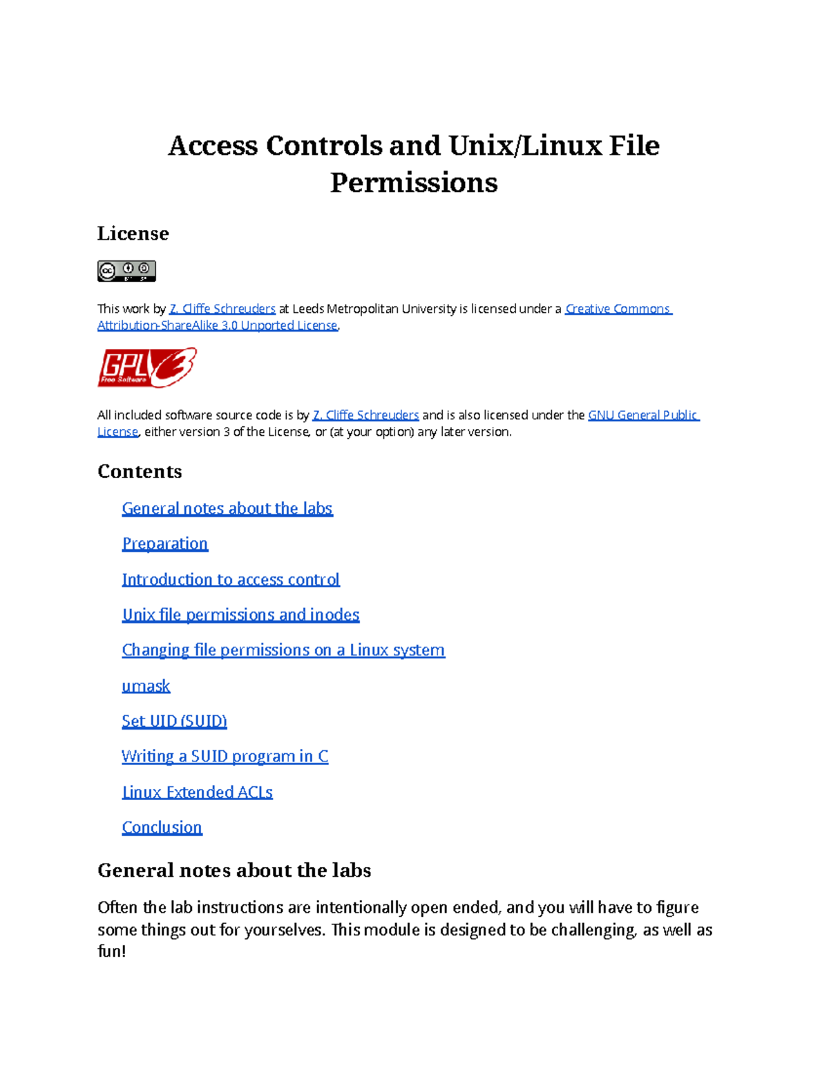 Access Controls Prepare Well Access Controls And Unixlinux File Permissions License This