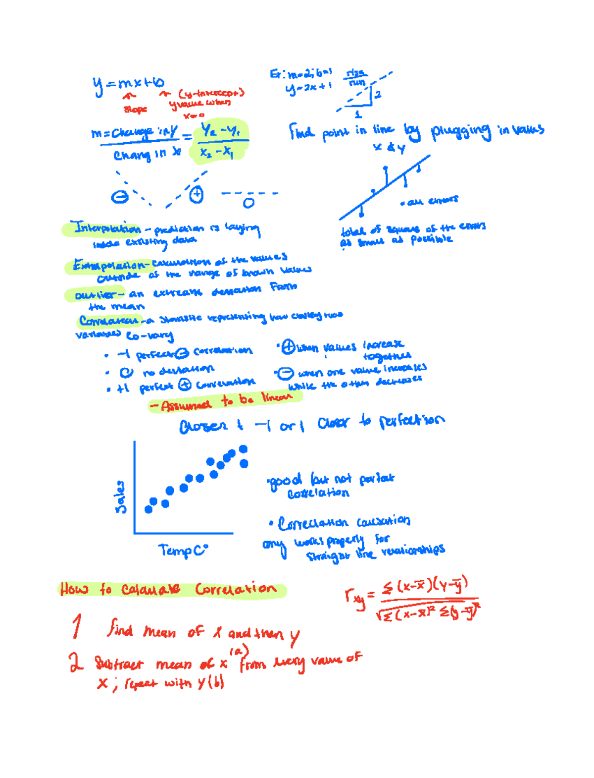 Linear regression, correlation - Ex m 2ib n y mxtb 4 2 1 Tope É ...