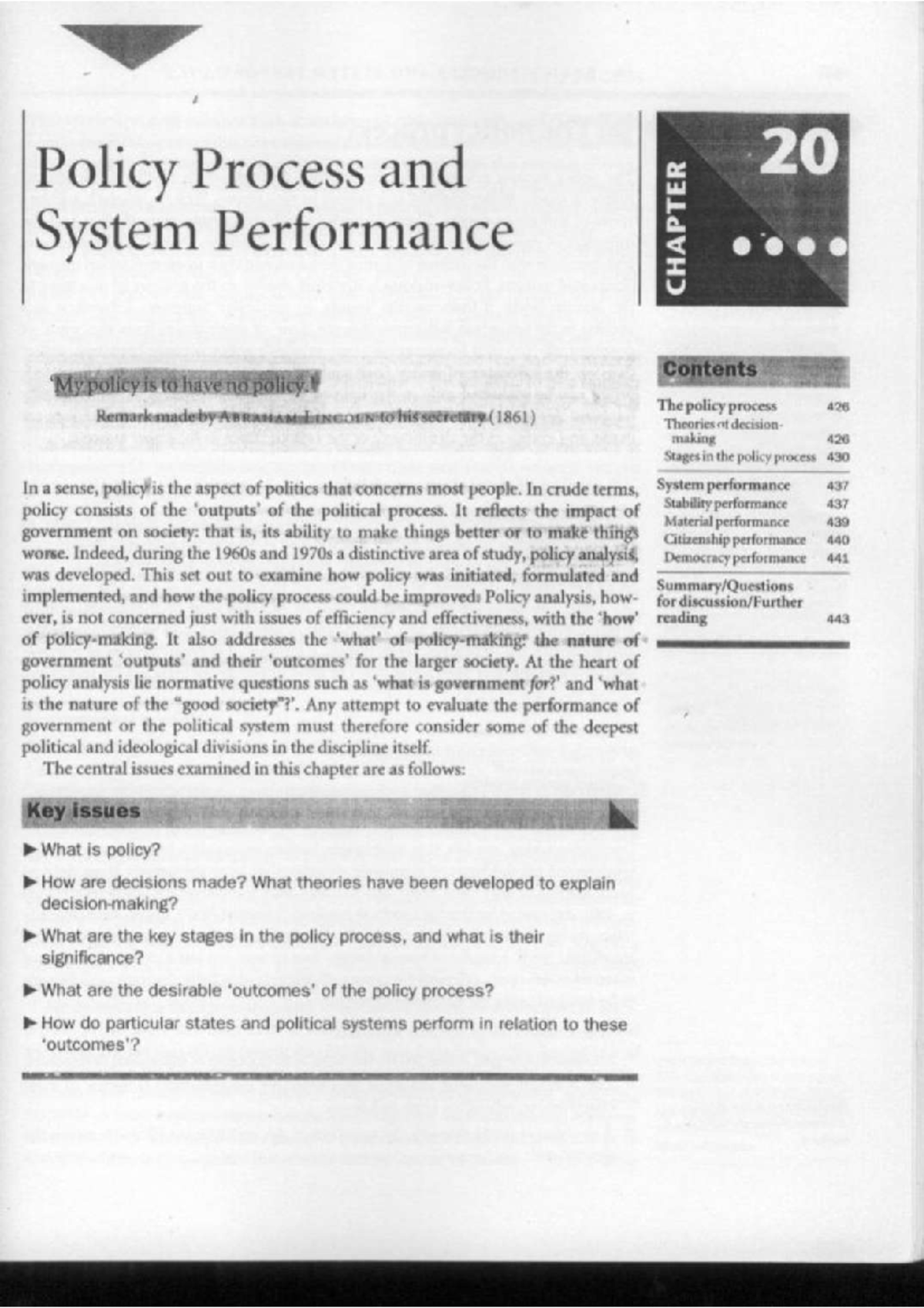 7-Policy process - Understanding Culture, Society and Politics - Studocu