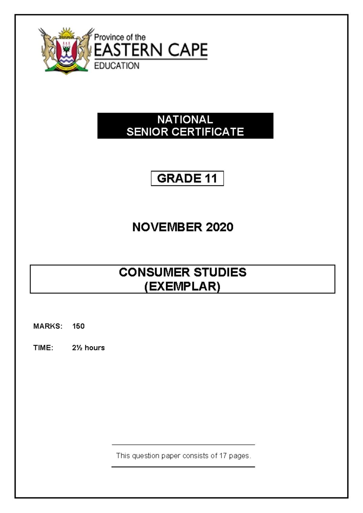 Consumer- Studies-GR11-QP-GR11-NOV2020 English - NATIONAL SENIOR ...